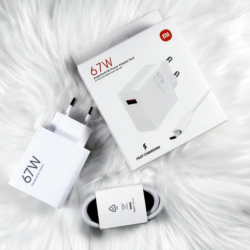 Fonte Usb Carregador Ultra Rápido 67w Xiaomi Usb C Turbo | Shopee Brasil
