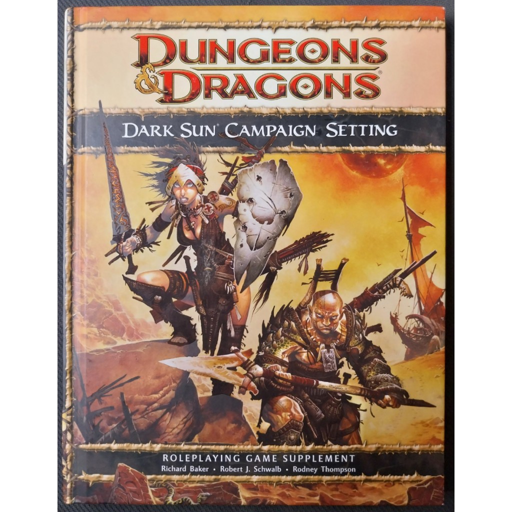 Dark Sun Campaign Setting - Dungeons And Dragons 4ed - Livro de Rpg/d&d ...