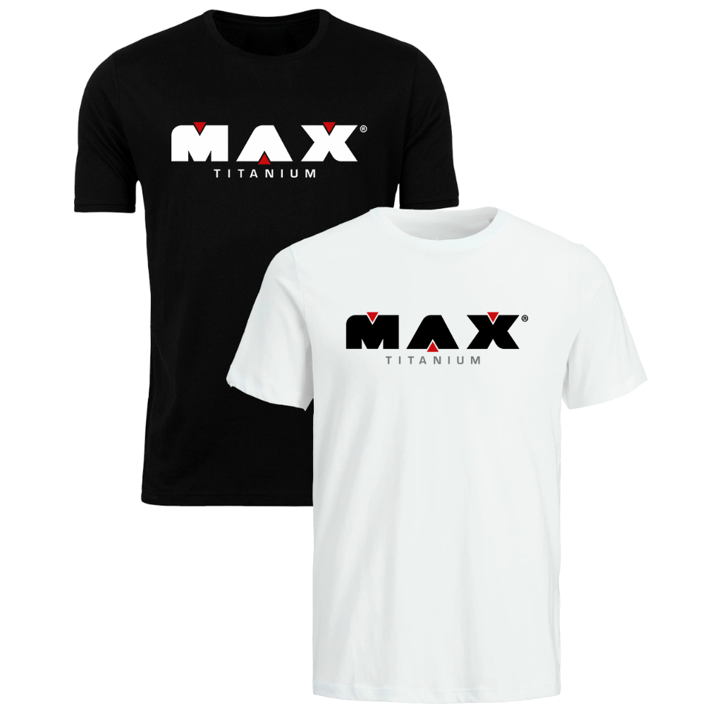 Kit 2 Camiseta Max Titanium Dry Fit Treino Camisa para Academia ...