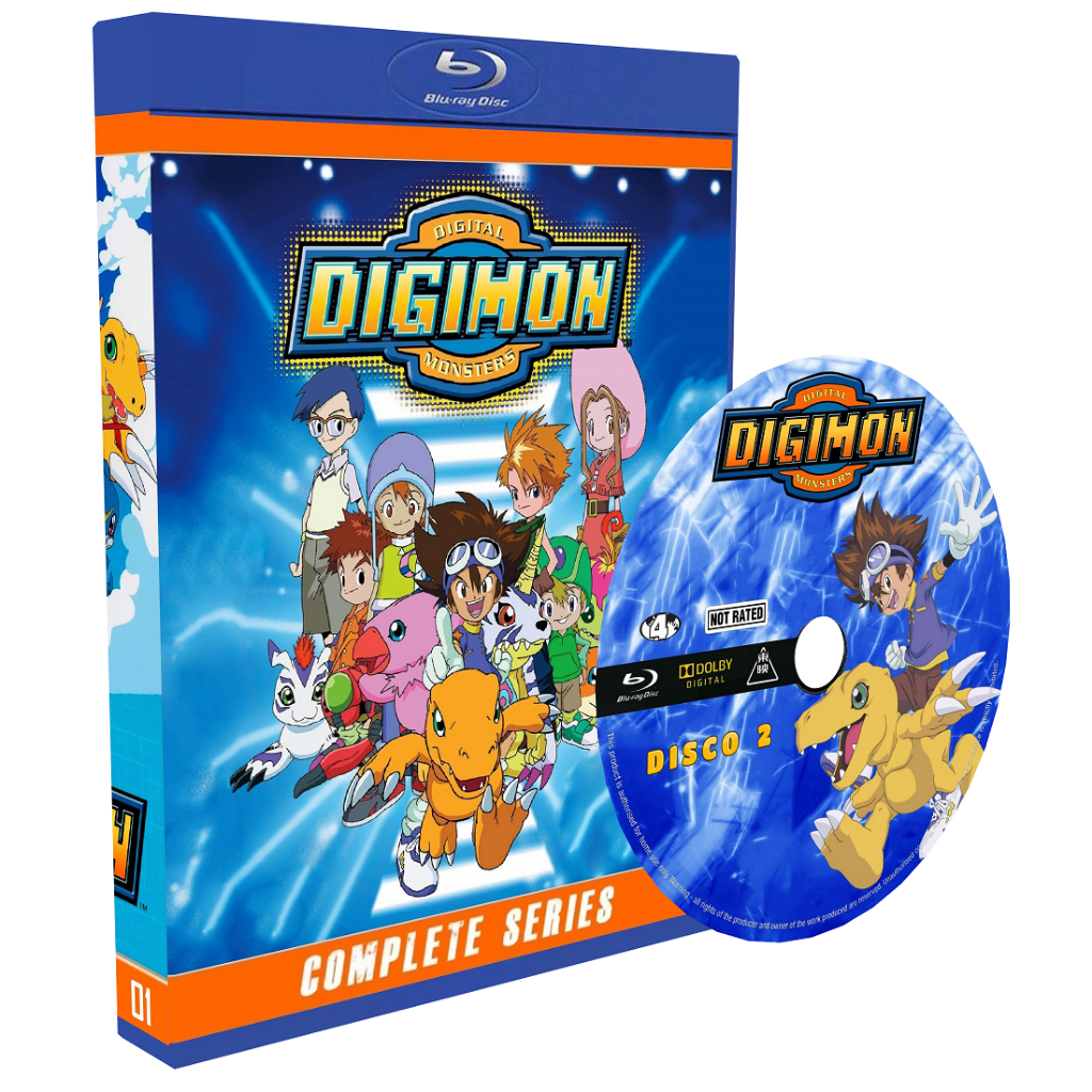 Blu-ray Digimon Pack Collection - Temporadas 1 e 2 + Last Kizuna e ...