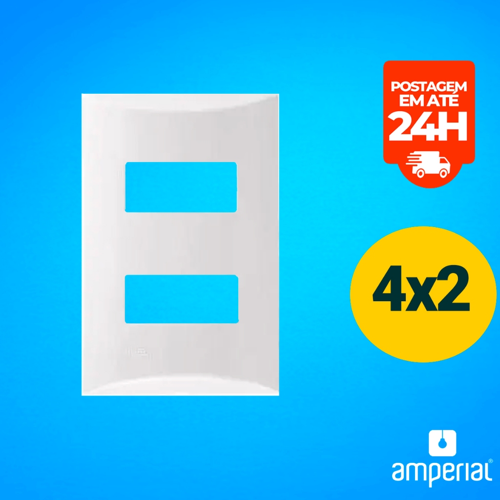 Placa Espelho para Tomada e interruptor de parede liga e desliga 2 ...