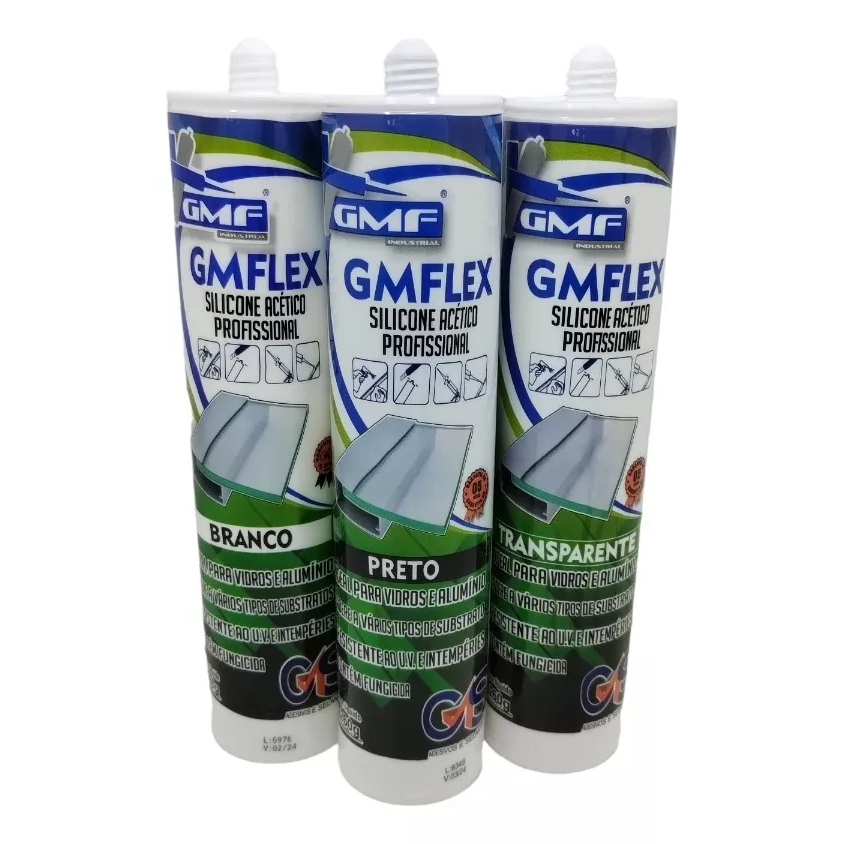 Selante Cola Silicone Acético Profissional Gmflex | Shopee Brasil