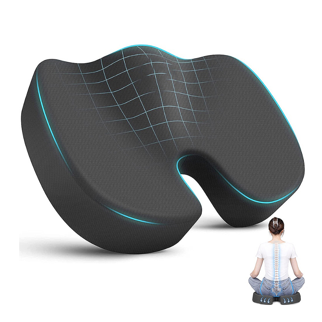 Almofada Assento Ortopédico Travesseiro Ergonômico Cadeira Corretor ...