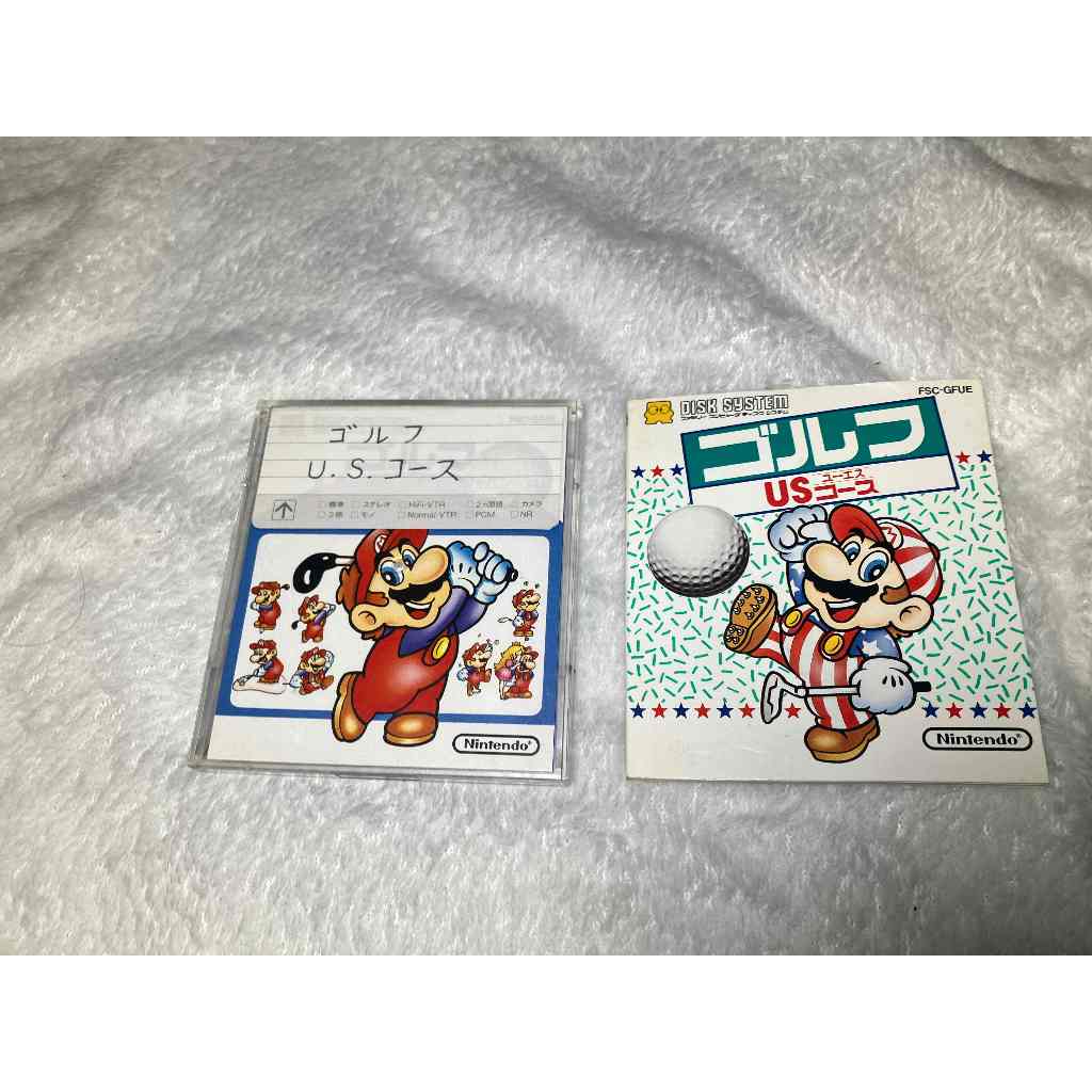 JOGO FAMICOM DISK SYSTEM FDS - MARIO GOLF US COURSE JAPAO - DISQUETE ...