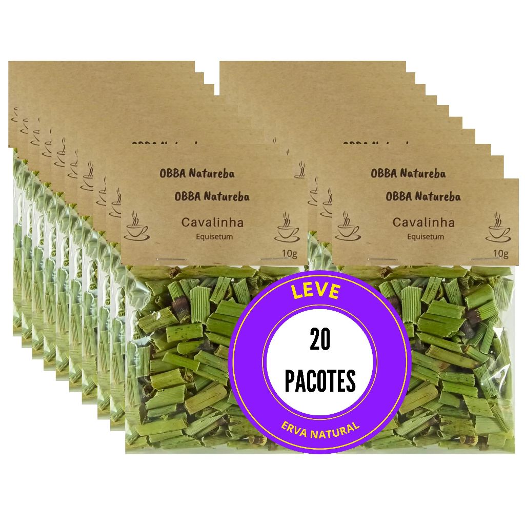 20 Pacotes Chá de Cavalinha | Alta Qualidade | 100% Natural para Cha ...