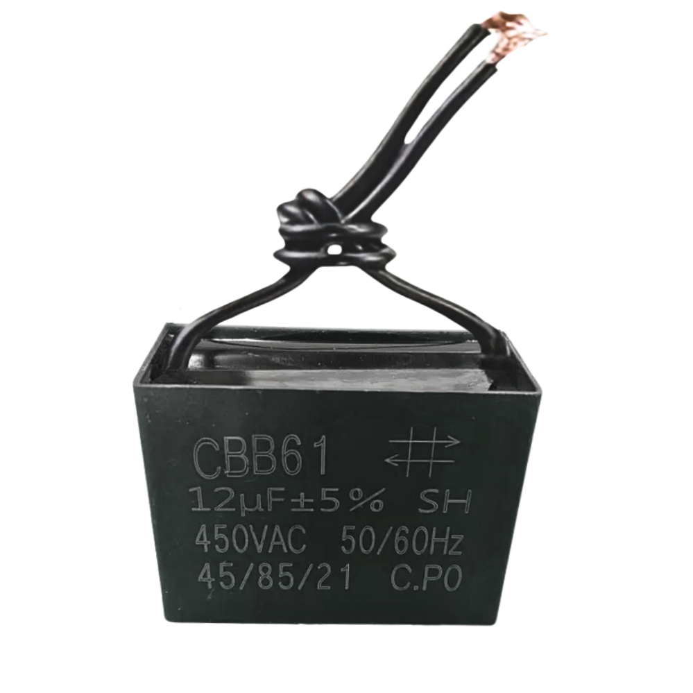 Capacitor De Partida CBB61 12uF 450V (2fios) | Shopee Brasil