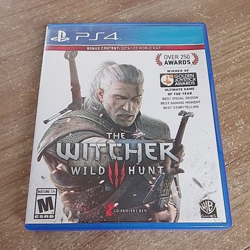 The Witcher 3 Wild Hunt PS4 mídia física original com mapa | Shopee Brasil