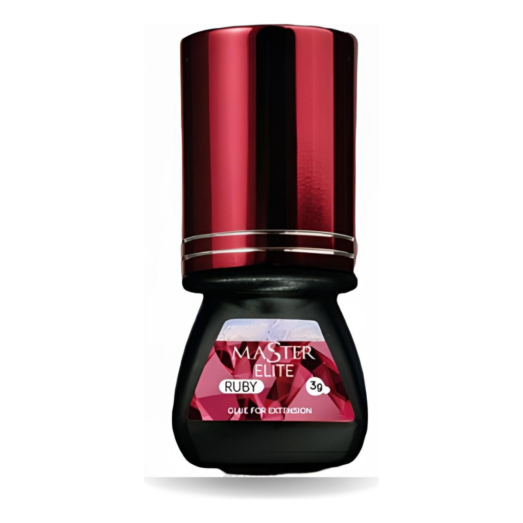 COLA ADESIVO MASTER ELITE RUBY 3ML EXTENSÃO DE CÍLIOS ANVISA | Shopee Brasil