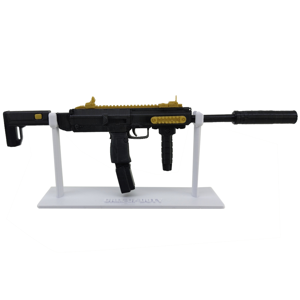 Decoração Gamer Call Of Duty Warzone MP7 Enfeite Coleção miniaturas ...