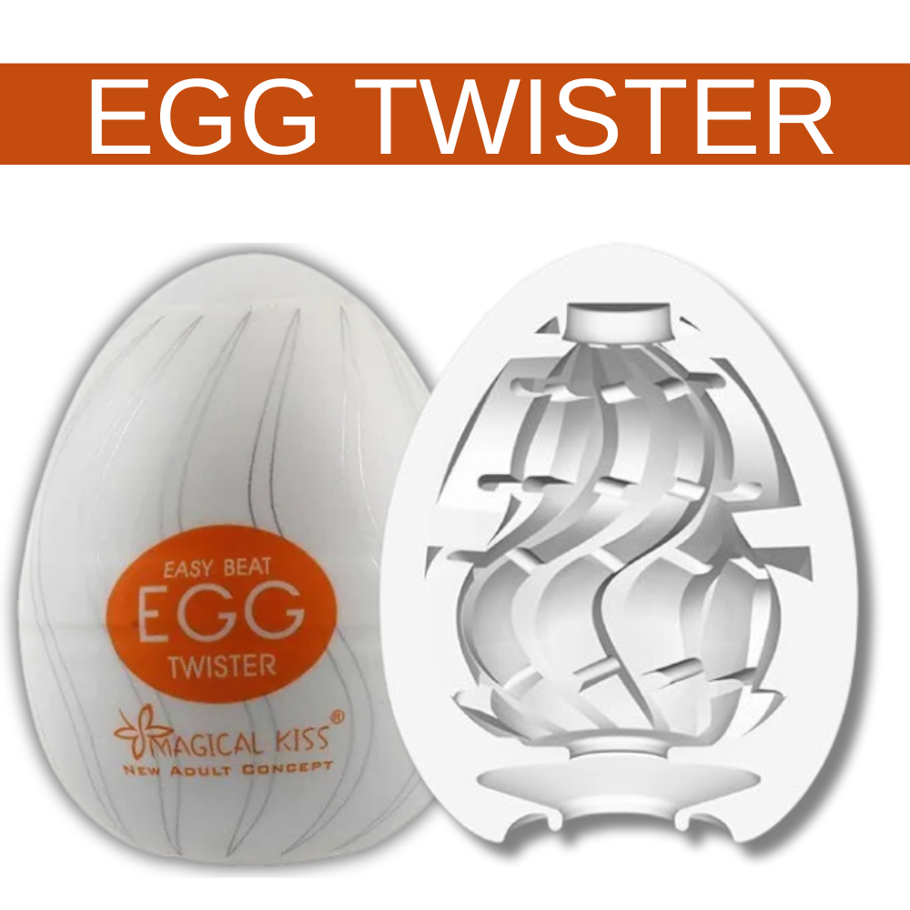 Masturbador Masculino Ovo Peniano Egg Magical Kiss Estimulador Texturizado Twister SEXY SHOP ...