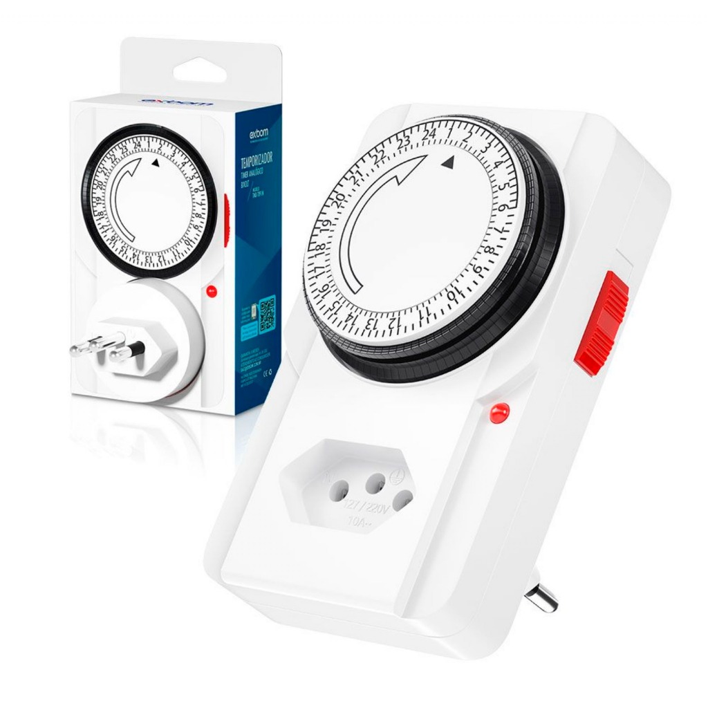 Timer Temporizador Digital Bivolt Automático 110/227V Analogico ou ...