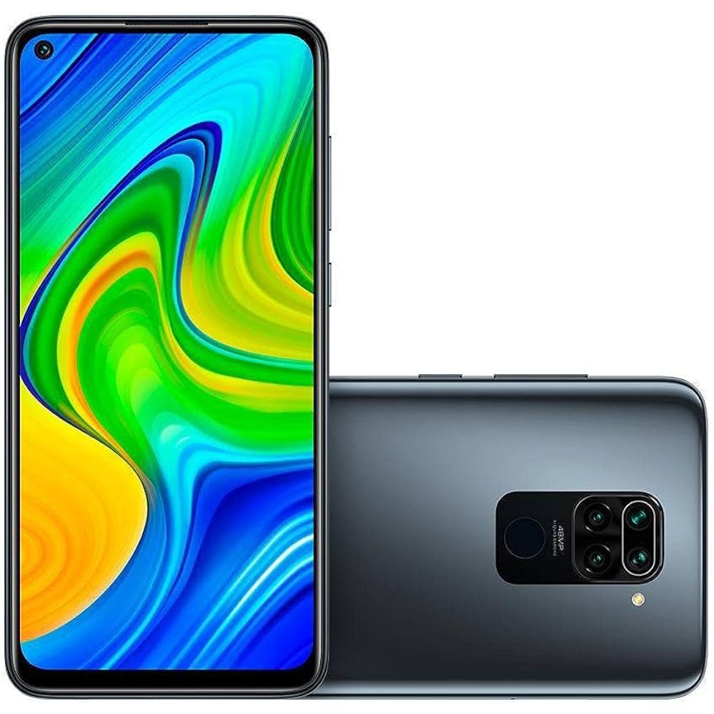 Smartphone Xiaomi Note 9 Midnight Grey 4GB/128GB | Shopee Brasil