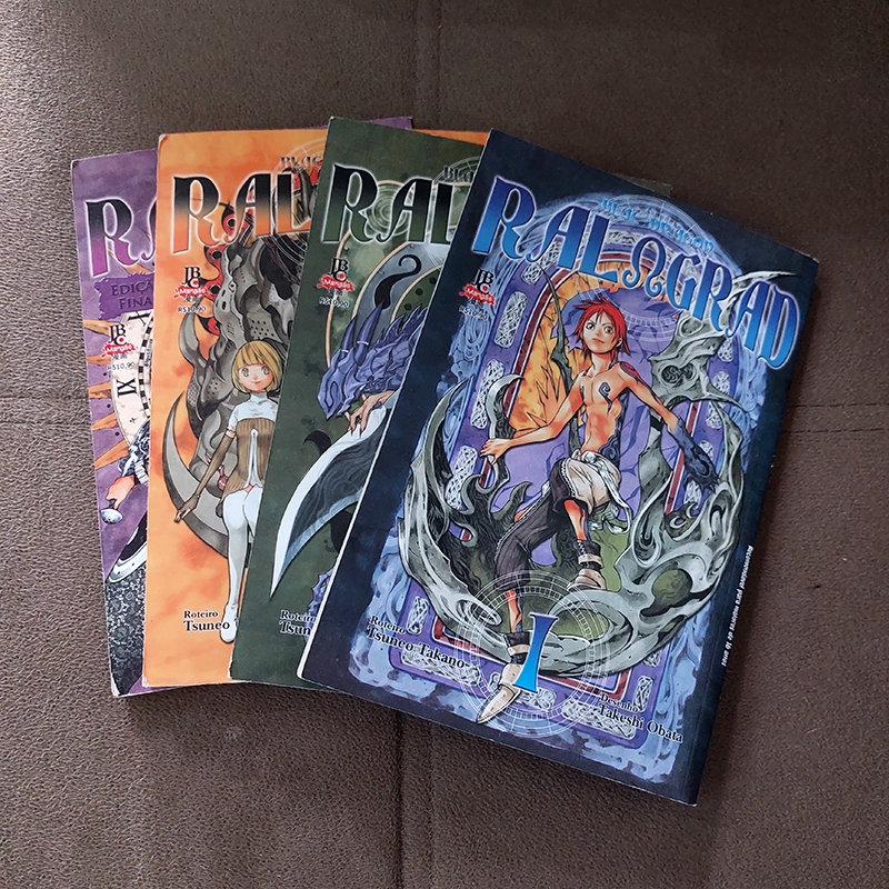 Coleção mangá Blue Dragon Ral Grad Vol. 1 ao 4 - JBC | Shopee Brasil