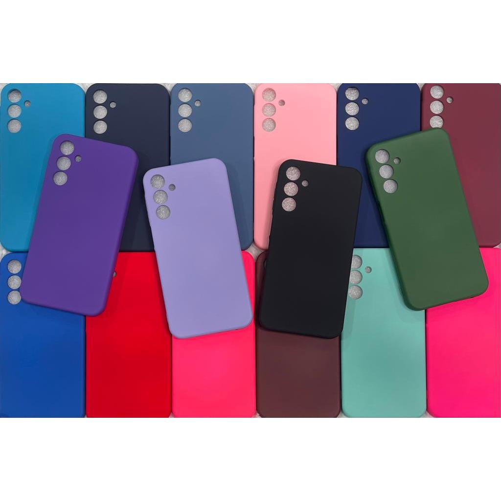Kit Protetora Capa Capinha - A15 - Samsung Silicone Aveludado | Shopee ...
