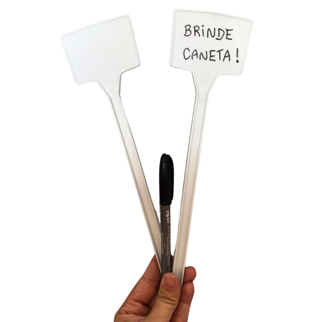 Plaquinha De Identificação De Plantas E-30 (30cm De Altura) 50 Unidades ...