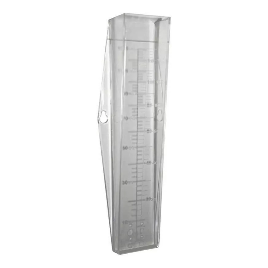 Medidor De Chuva Pluviômetro 150mm Transparente Em Cunha | Shopee Brasil