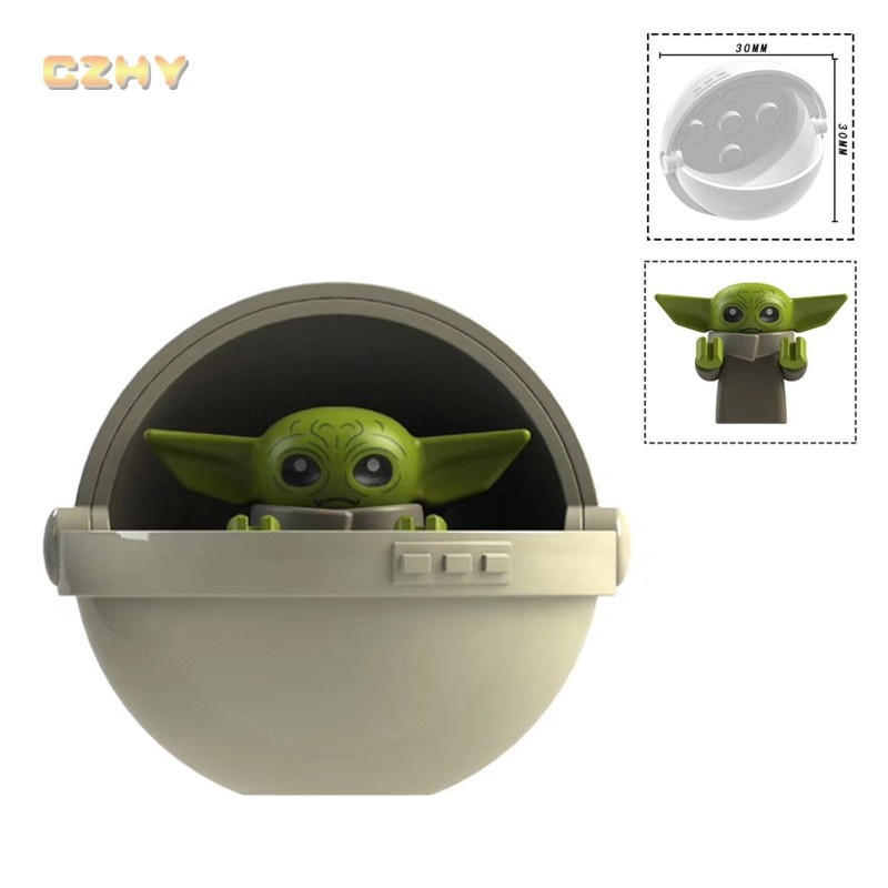 Lego Mandalorian Star War Grocu Baby Yoda no Berço XP300 | Shopee Brasil