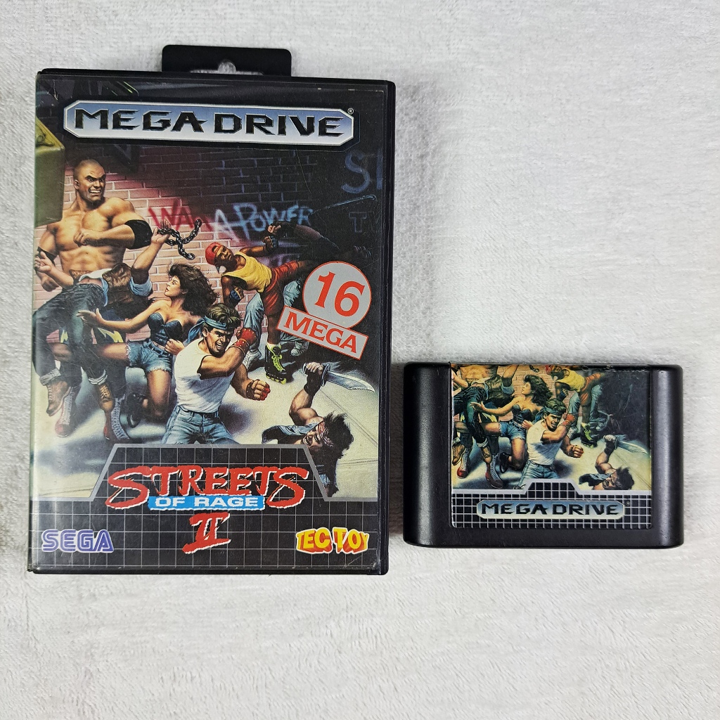 Streets Of Rage 2 Tectoy Na Caixa Mega Drive Shopee Brasil 3023