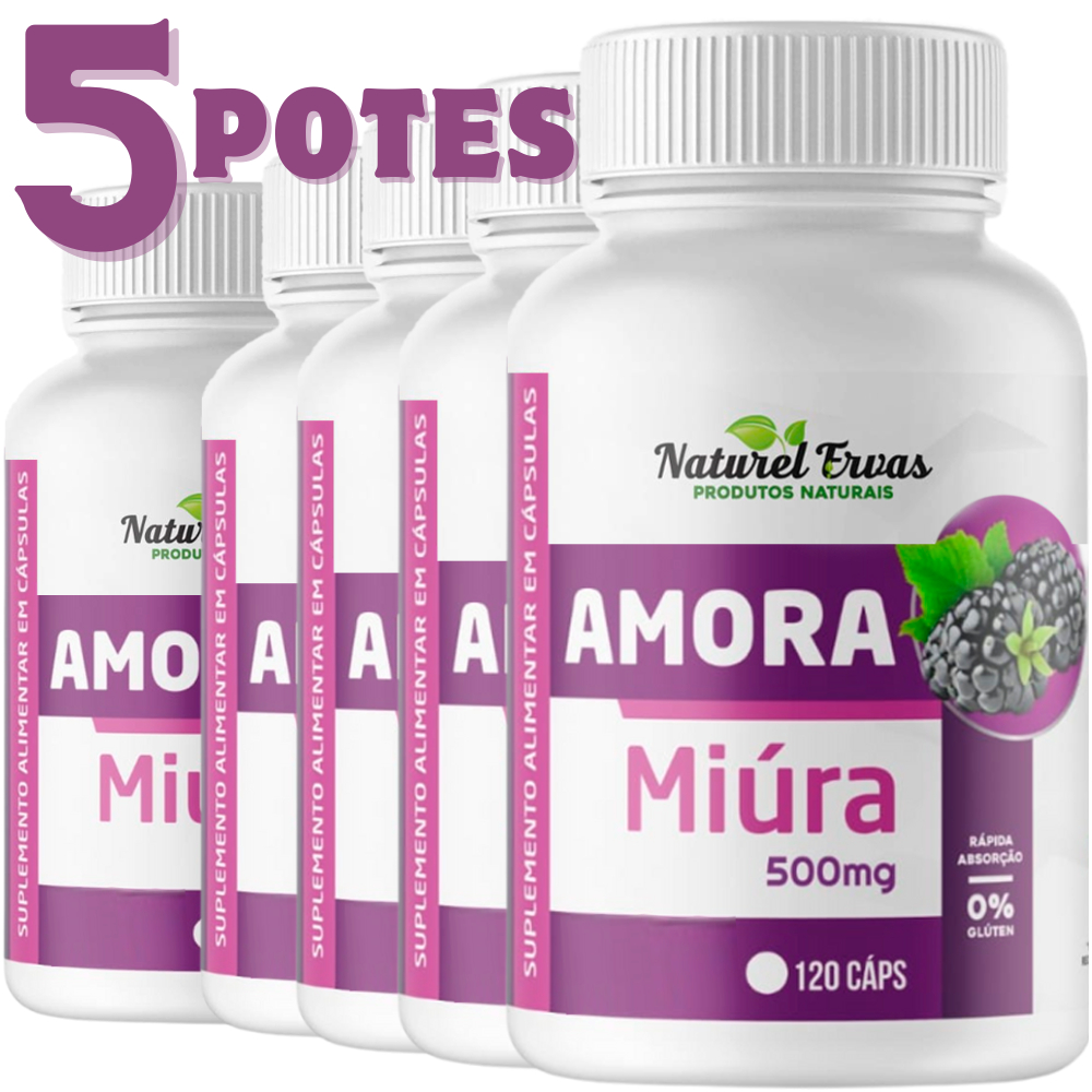Amora Miura 500mg 120 Cápsulas - PRONTA ENTREGA!! 100% ORIGINAL ...
