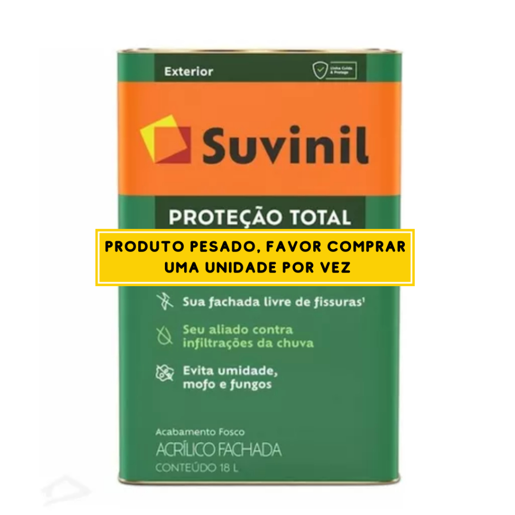 Tinta Elástica Proteção Total Fosca Fachada Escolha A Cor 16l Suvinil ...
