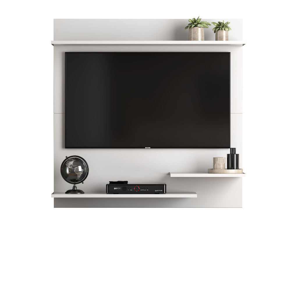 Painel Para TV Smart Sala Quarto 32 Polegadas Nicho Prateleira ...