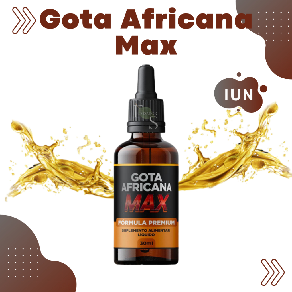 1 Gota Africana Max Original 30ML Mega Eficaz | Shopee Brasil