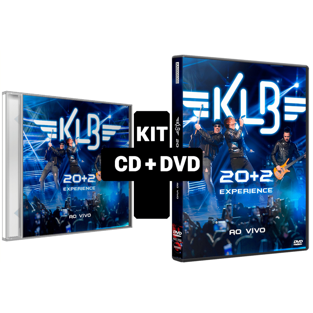 CD+DVD KLB - 20+2 Experience - Ao Vivo (Fan-Made) | Shopee Brasil