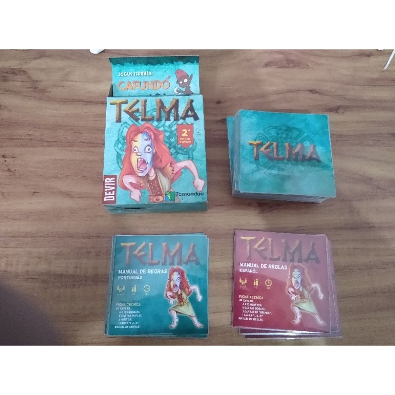Telma jogo de tabuleiro (com sleeves) | Shopee Brasil