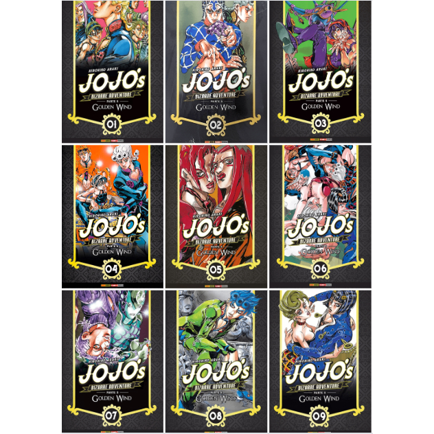 Jojos Bizarre Adventure - Parte 5: Golden Wind (Novo - Lacrado ...