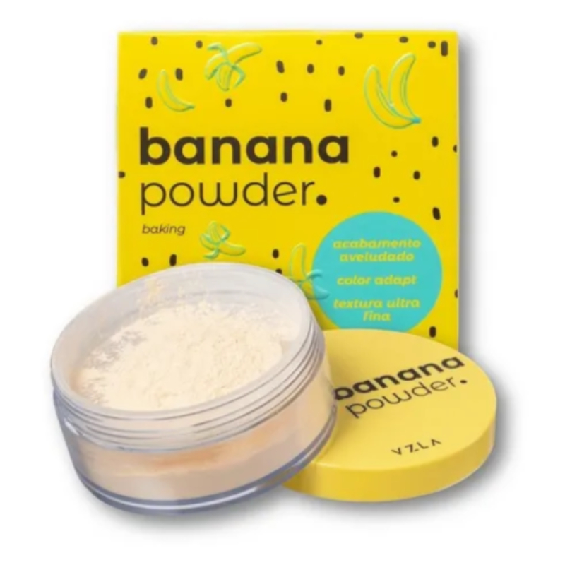BANANA POWDER BAKING - VIZZELA | Shopee Brasil