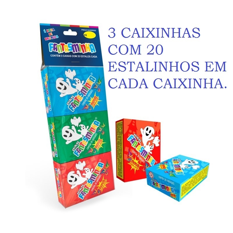 Kit Brinquedo Estalinho com 60 Estalinhos. | Shopee Brasil