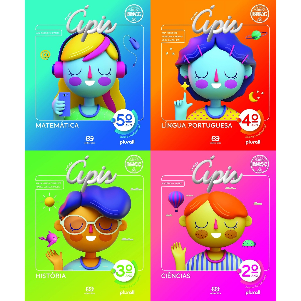 (Novo) Livro - Projeto Ápis - Escolha - Matemática Português Ciências ...