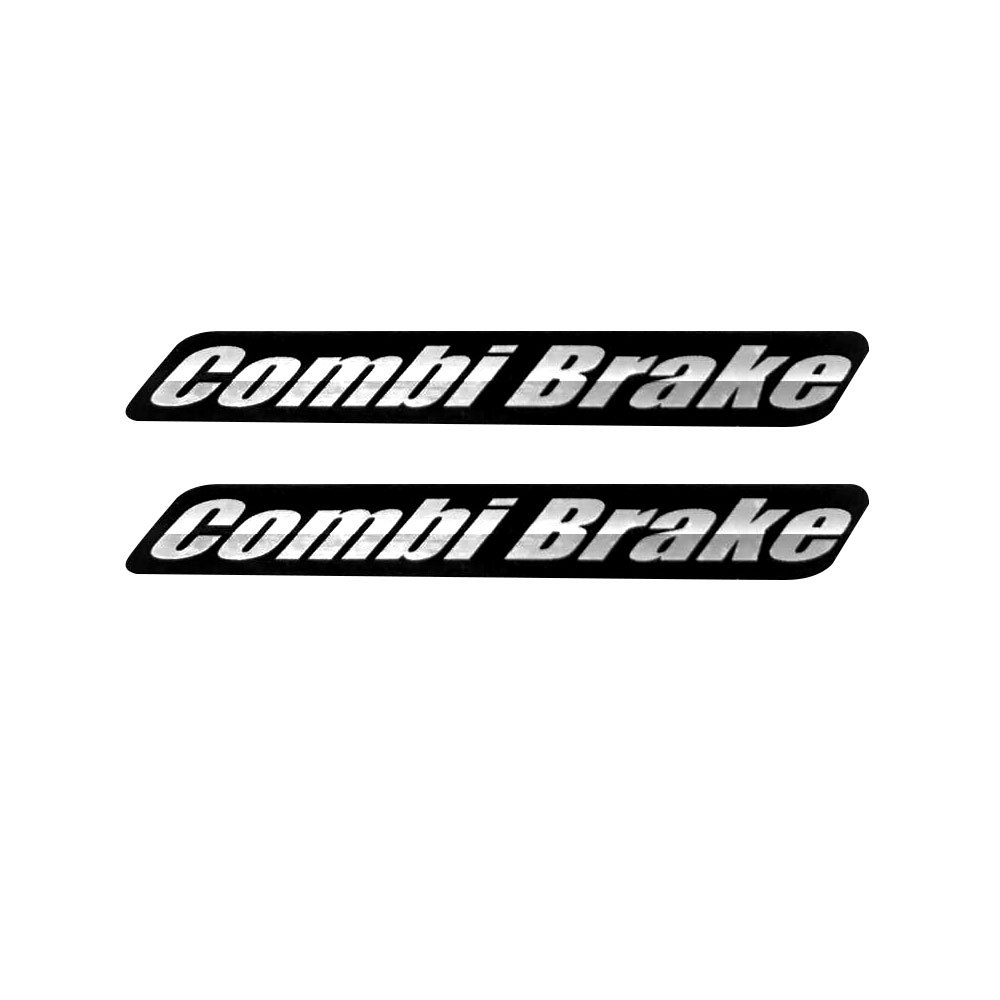 Adesivo logo Combi Brake Cromado envernizado / várias motos | Shopee Brasil