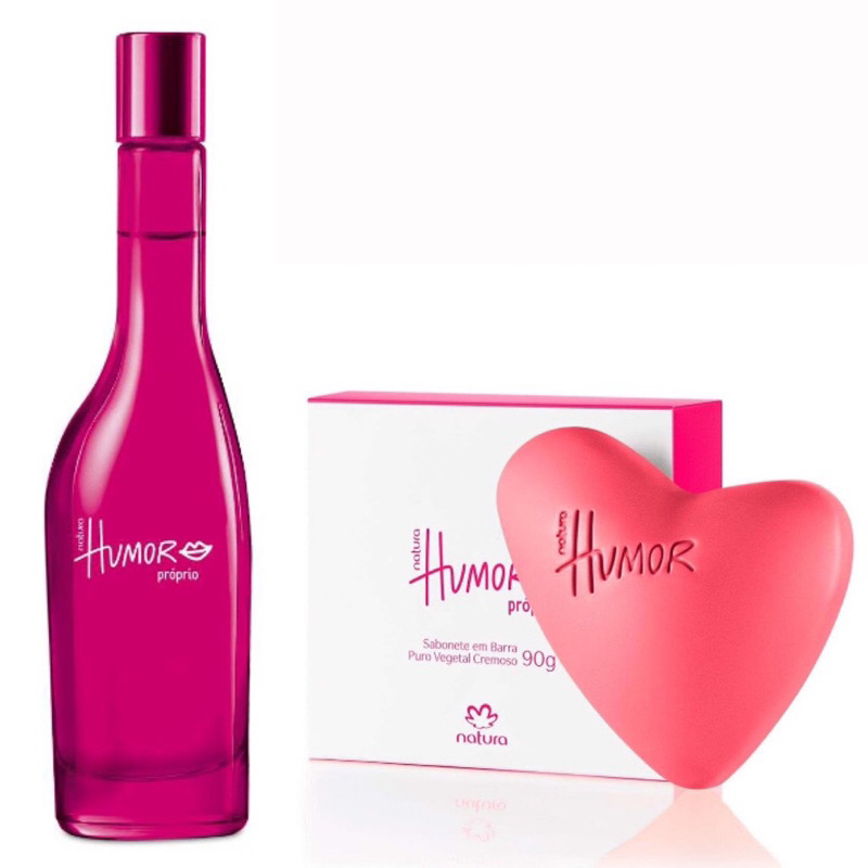 Kit Natura Humor Próprio Colônia 75ml + Sabonete Coração Original ...