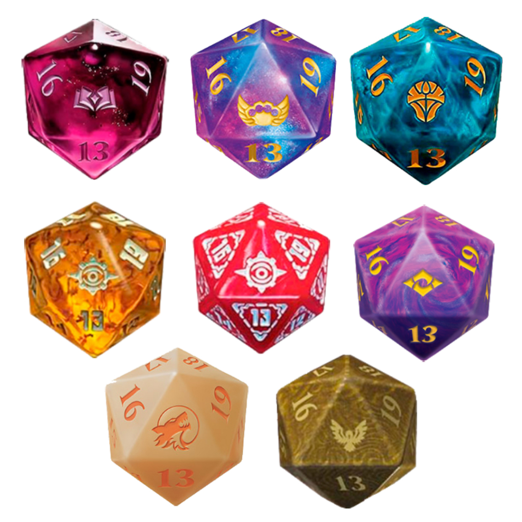 Dado D20 Contador de Vida Spindown Magic The Gathering Várias Edições ...