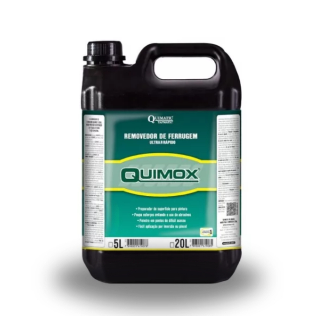 Quimox Removedor De Ferrugem 5 Litros Quimatic Tapmatic | Shopee Brasil