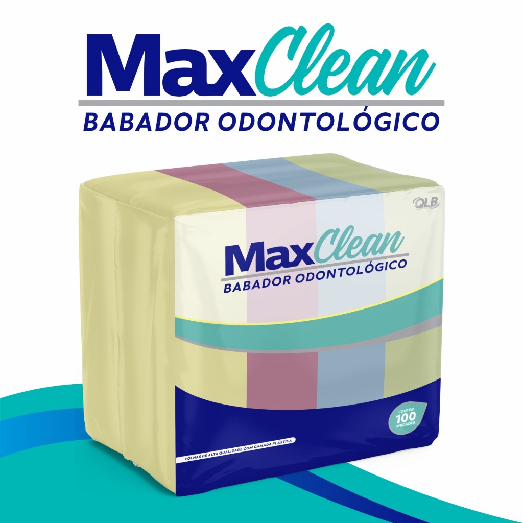 200 BABADOR ODONTO MAXCLEAN 33X47 MISTO (azul,verde,rosa,amarelo) | Shopee Brasil