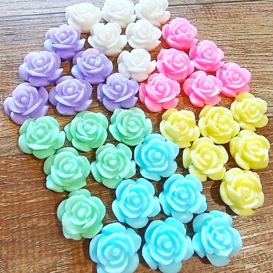 100 Mini Sabonetes Rosinhas / Flores Lembrancinhas Perfumadas - Varias ...