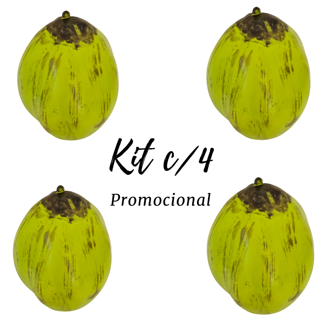 kit 4 Coco artificial plástico fake festa havaiana tropical decoração ...