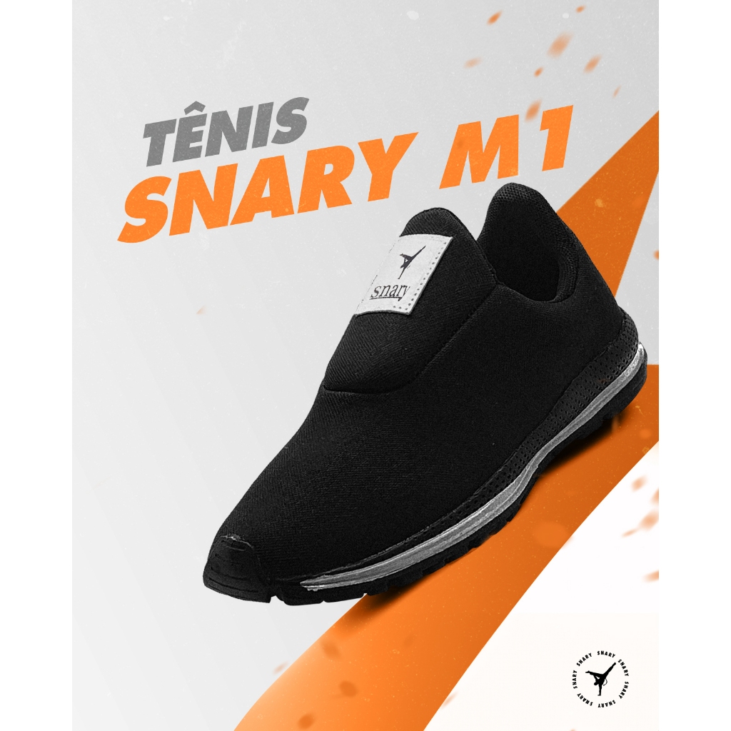 Tenis Esportivo Feminino Masculino Snary M1 Caminhada Academia Corrida ...
