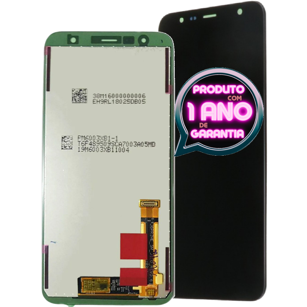 Tela Frontal Touch Display Lcd Compatível Galaxy J6 Plus J610g + Full Hd + Envio Hoje! | Shopee ...