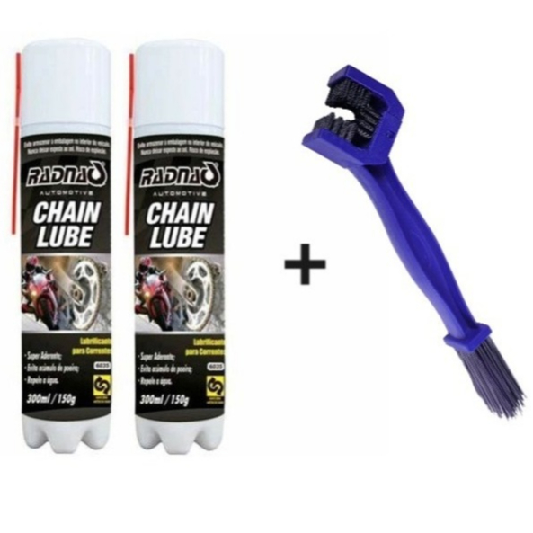 kit c/2 chainlube + 1 escova de corrente - Spray Lubrificante de ...