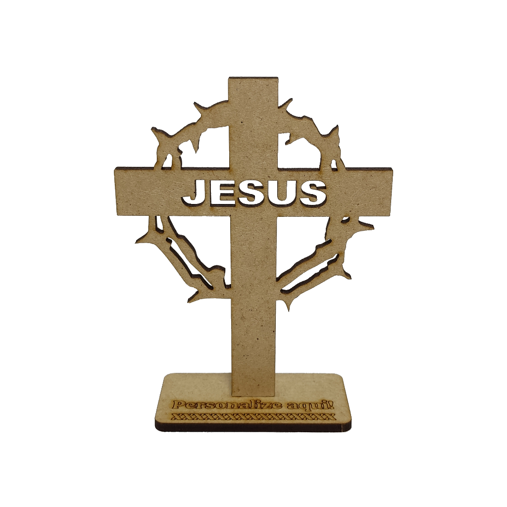Kit Cruz Crucifixo Jesus Lembrancinhas Religiosas Páscoa Igreja em MDF ...