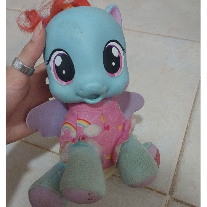Rainbow Dash pelúcia que fala My Little Pony | Shopee Brasil