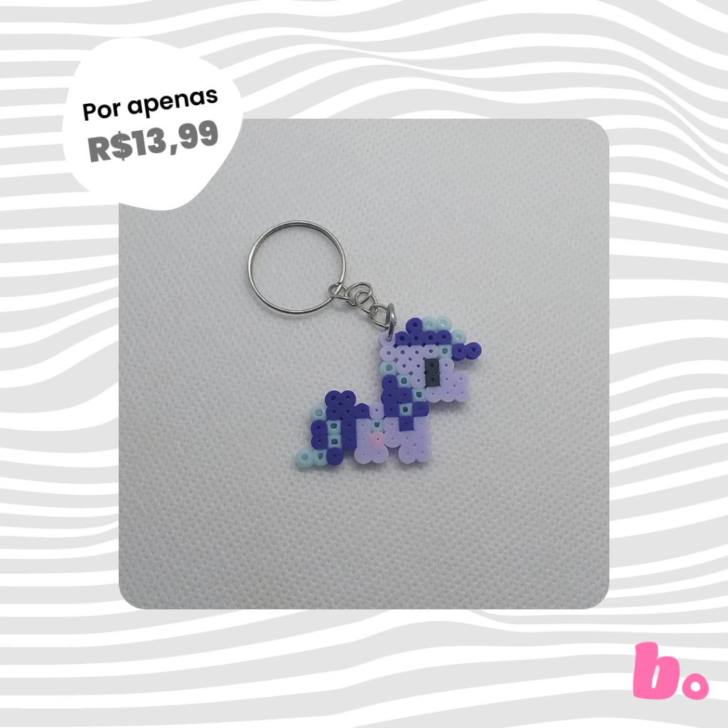 Chaveiro - Starlight Glimmer (My Little Pony) (Hama beads/perler beads ...