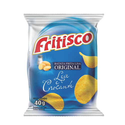 Fritisco - Batata Lisa 40g Original (10 Pacotes) | Shopee Brasil
