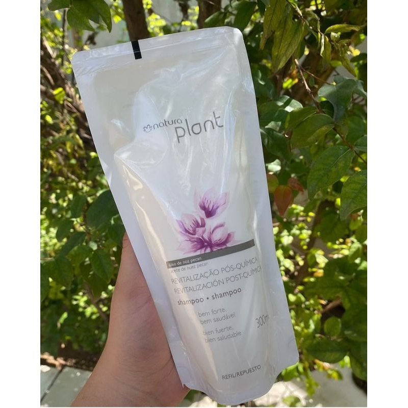 Refil Shampoo Revitalização Pós-química Natura Plant 300ml | Shopee Brasil