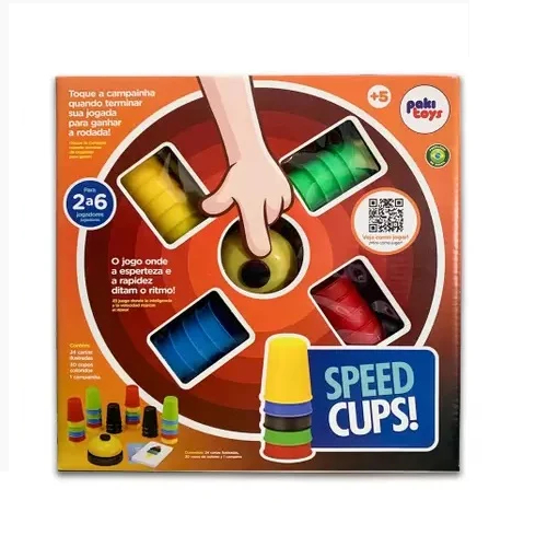 Jogo Speed Cups 1200 - Pakitoys | Shopee Brasil