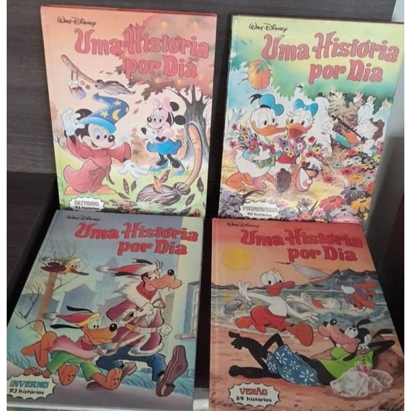 coleção walt disney uma historia por dia 4 estações conforme fotos e ...