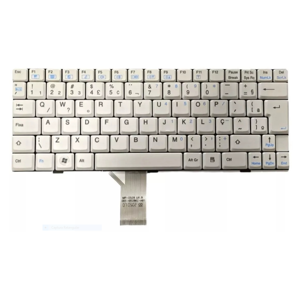 Teclado Positivo Mobile W58 W67 W68 W98 Mp-05286pa-4301 | Shopee Brasil